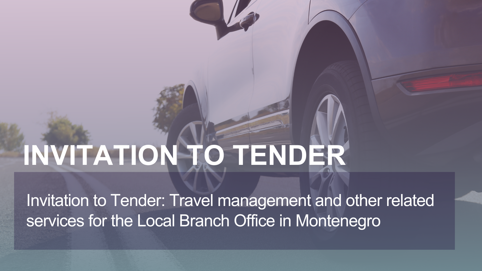 [Extended Deadline] Invitation to Tender: Travel Management and other ...