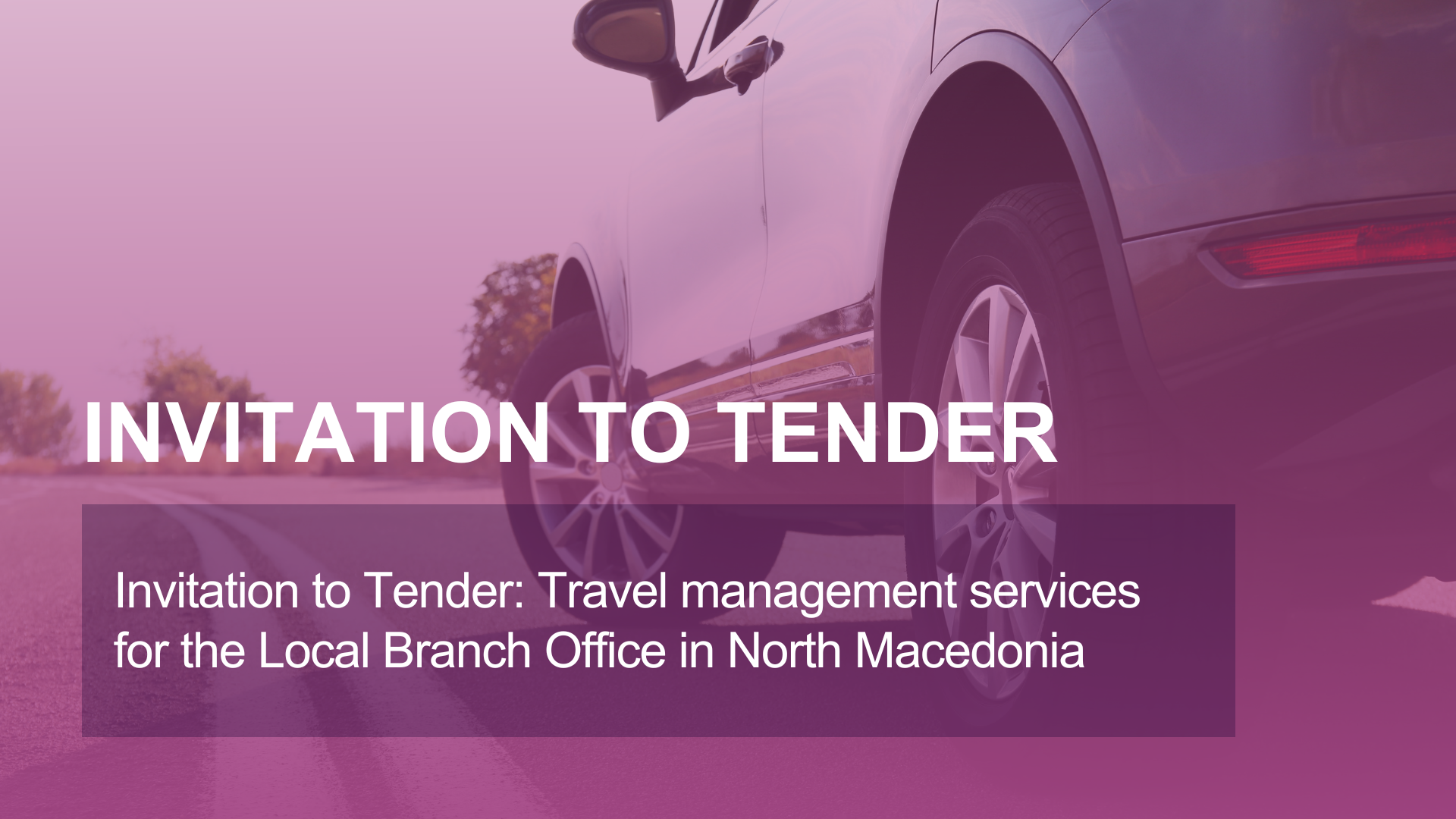 Invitation to Tender: Travel Management Services for the Local Branch ...