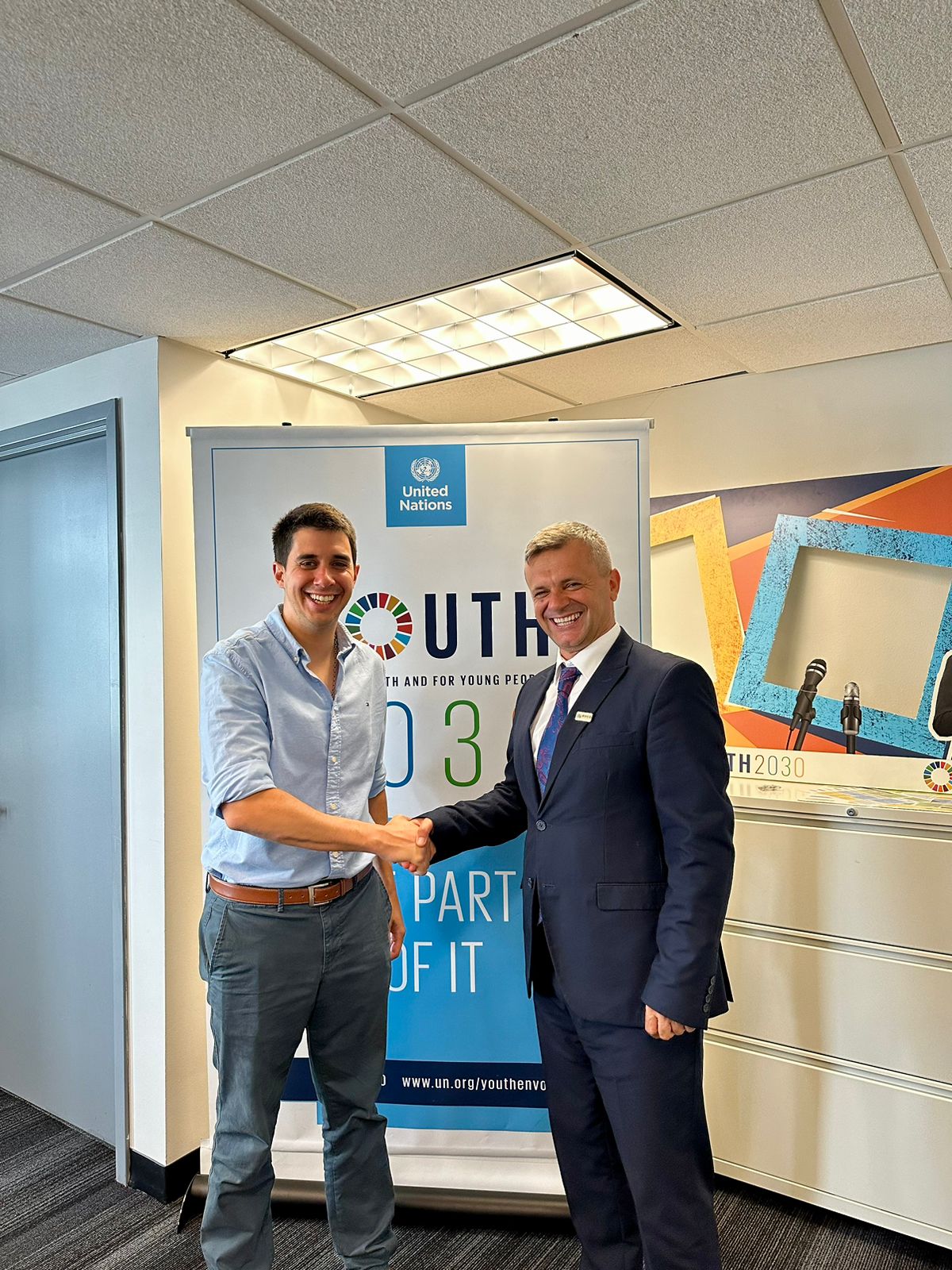 Official Visit to the UN Youth Office: RYCO Secretary General Hani ...