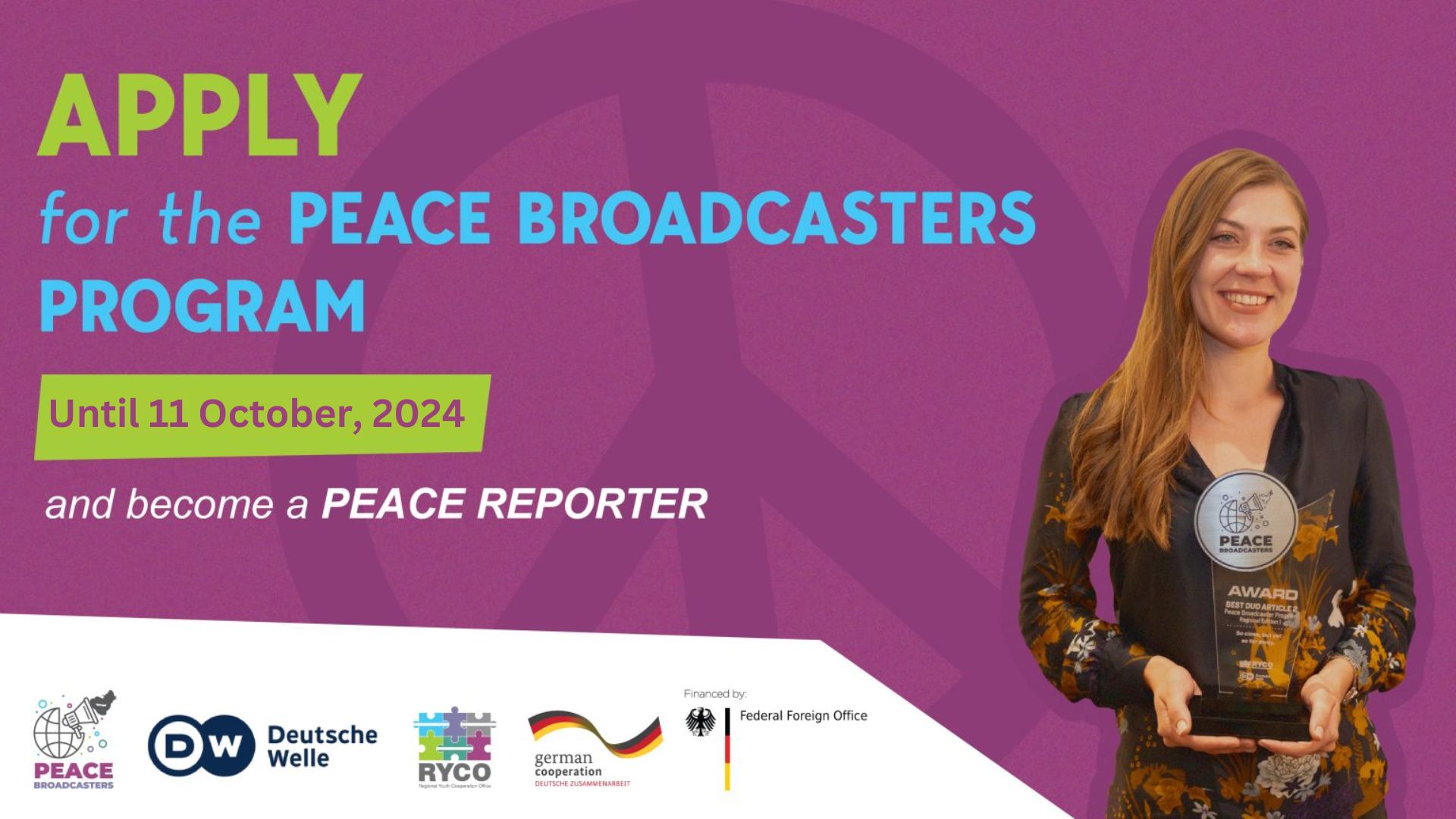 Apply for Peace Broadcasters – Empowering Young Journalists as Peace ...